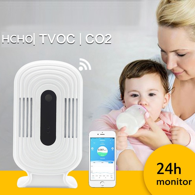 JQ-200/JQ-300 WIFI Smog Meter CO2 HCHO TVOC Air An... – Vicedeal