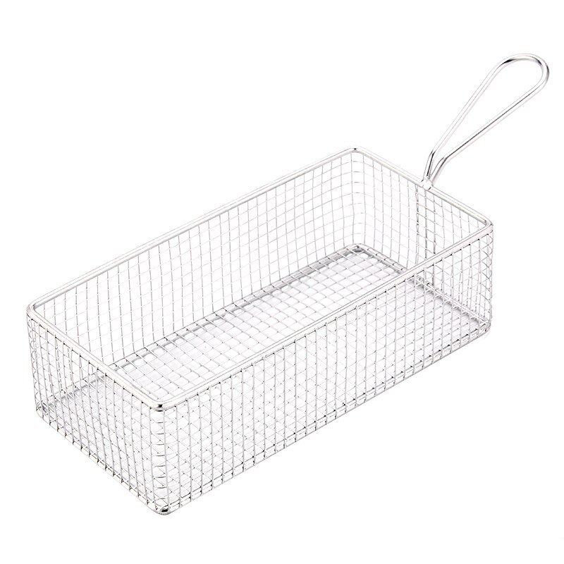 304 Stainless Steel Rectangular Dining Basket Fren... – Grandado