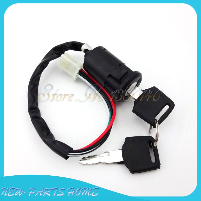 4 Wires Ignition Key Switch Lock For Moped Scooter... – Grandado