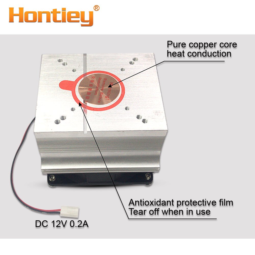 Hontiey LED chip Radiator Kralen Heatsink Aluminiu... – Grandado