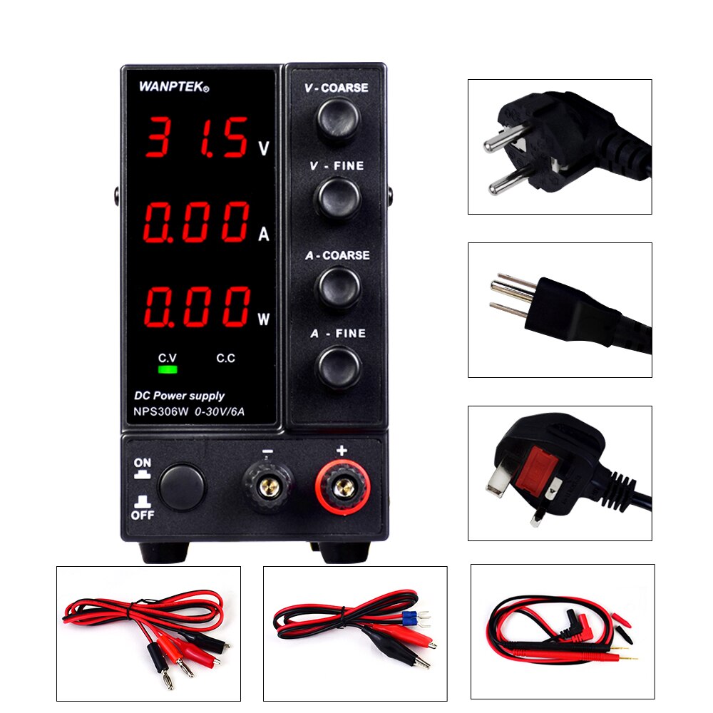 dc laboratory power supply adjustable regulated 30... – Vicedeal