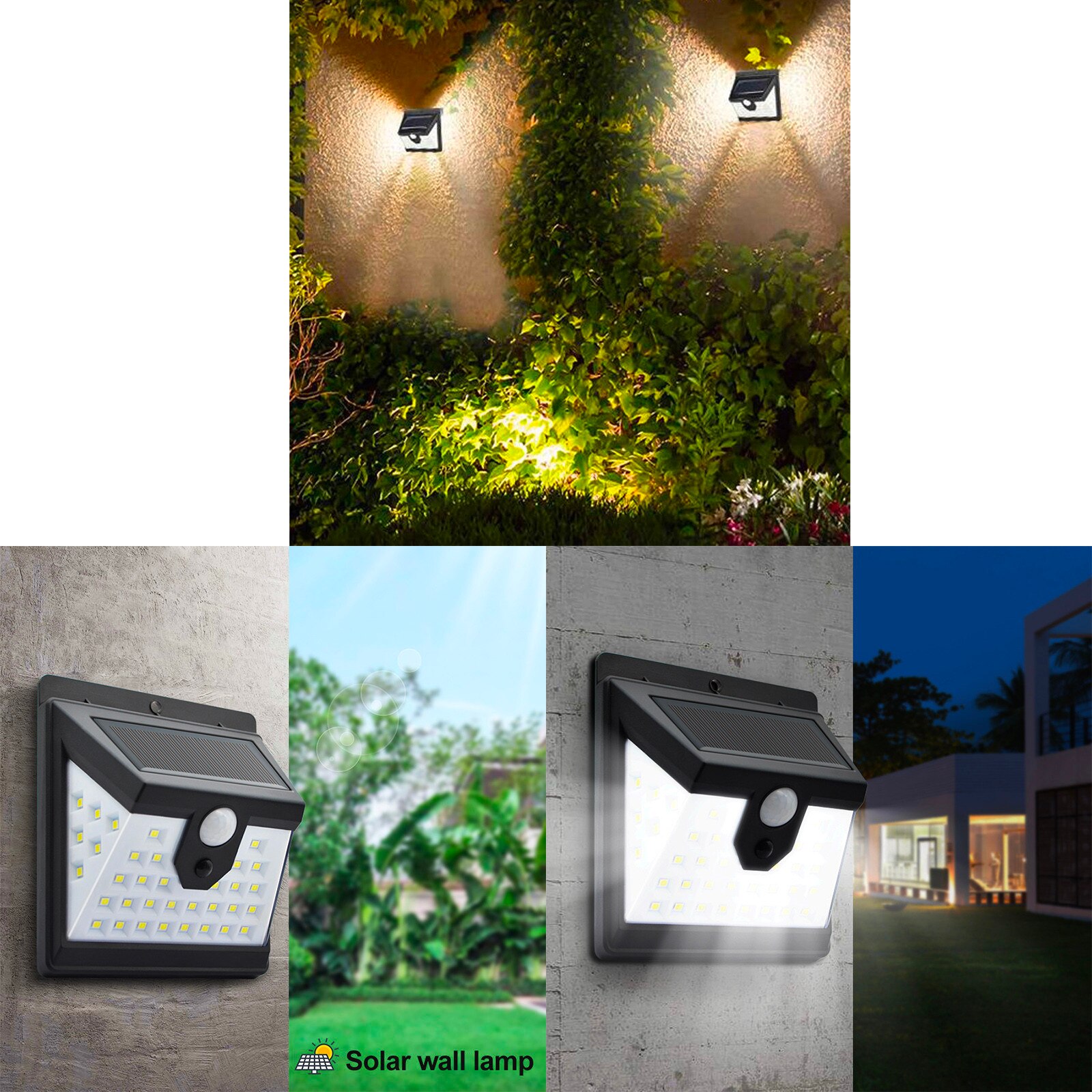 Yard Garden Decor 40 LED Body Induction Solar Ligh... – Grandado