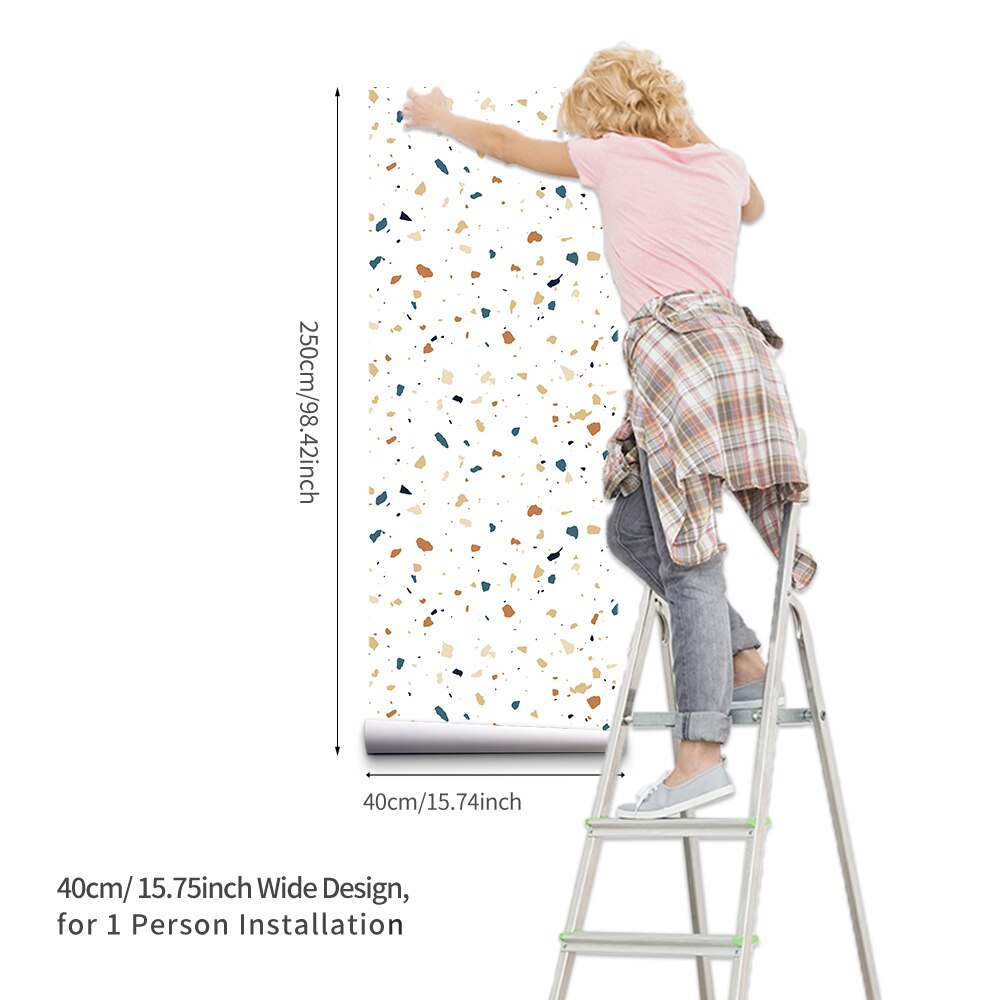 Funlife®40x250cm Terrazzo Wall Sticker Decorative ... – Grandado