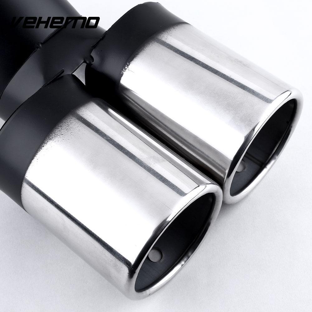 Car Vehicle Double Exhaust Muffler Tail Pipe Trim ... – Grandado