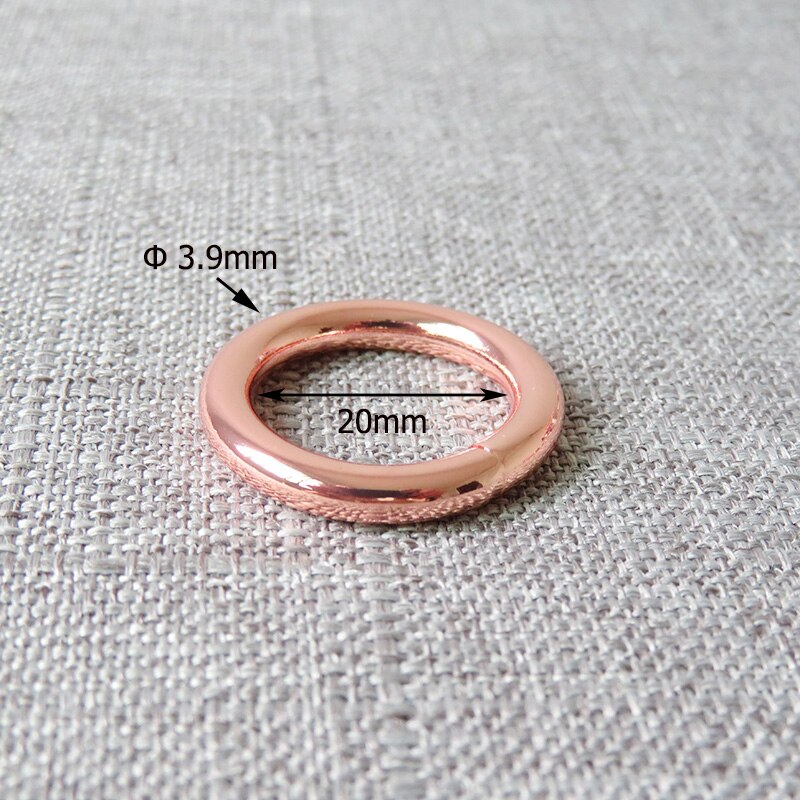 1 Pcs 20Mm Plated Metal O Ringen Sluiting Glad Ges... – Vicedeal