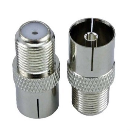 10PCS F Female Plug to PAL Female Jack Straight RF... – Vicedeal