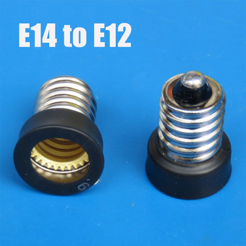 2 Pieces E14 to E12 Converter Lamp Socket Adapter ... – Vicedeal