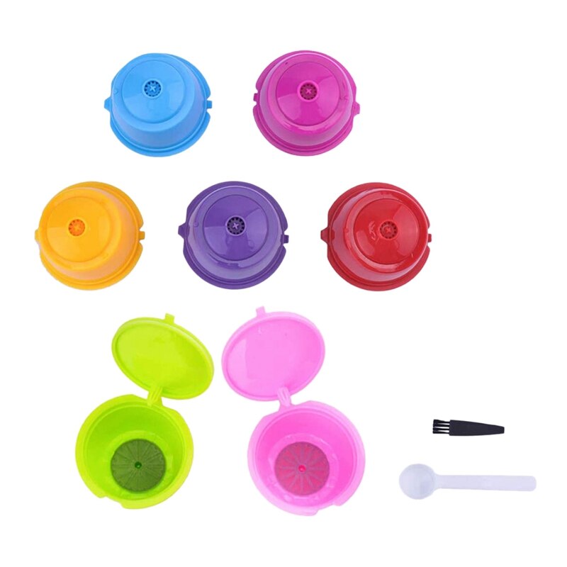 7 Pcs Koffie Capsules Hervulbare Koffie Capsules P... – Vicedeal