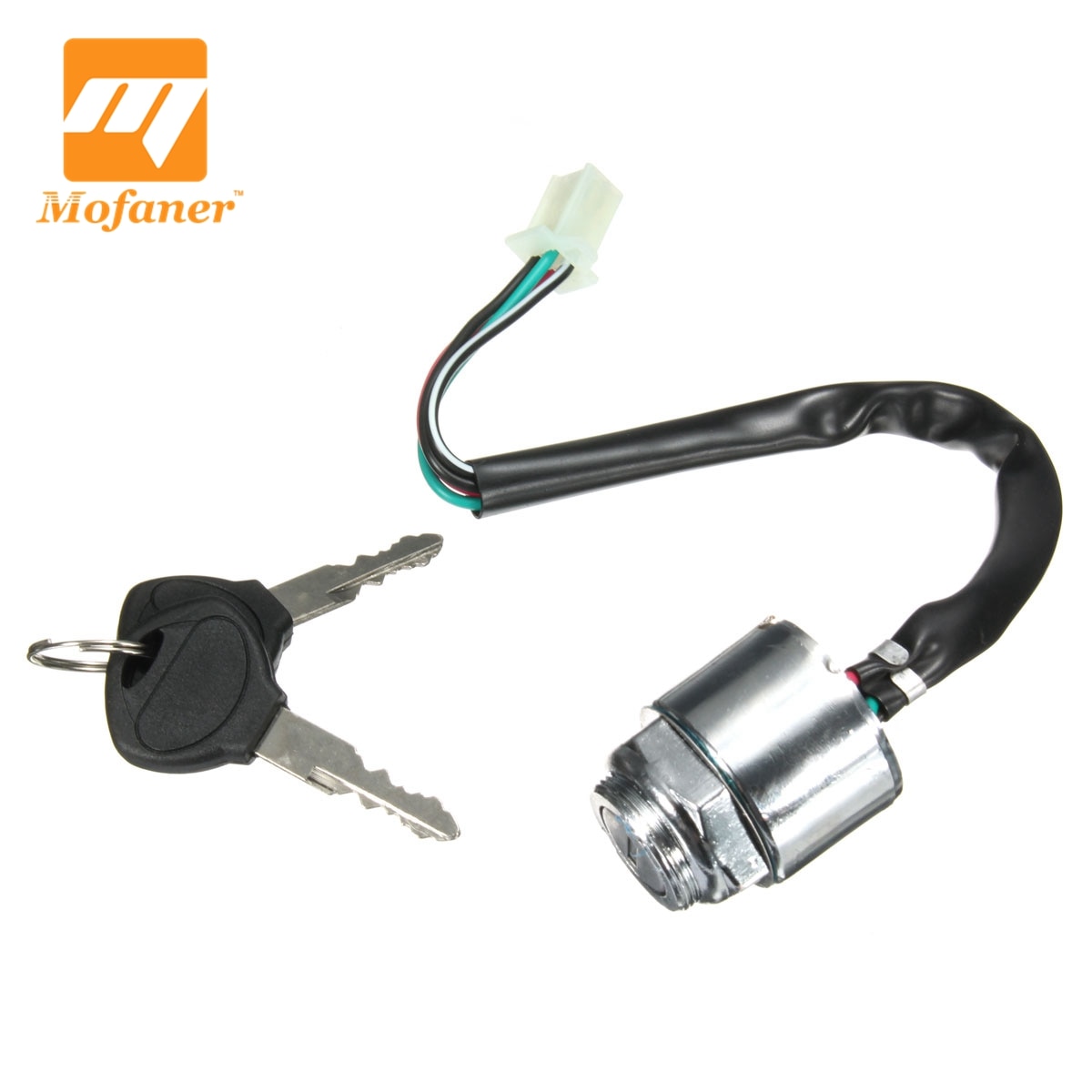 Motorcycle Ignition Barrel Key Switch 2 Keys 4 Pin... – Grandado