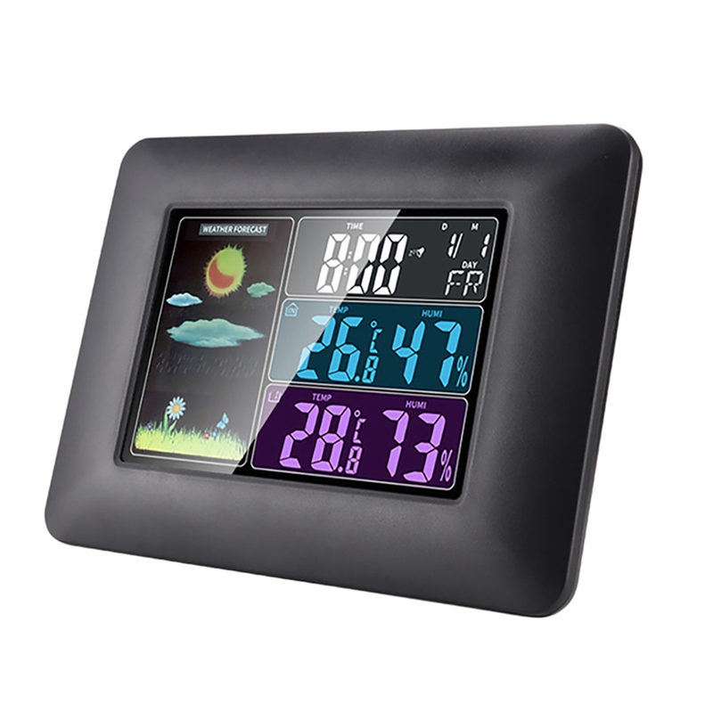 Multi Function Wireless Weather Clock With Color S... – Grandado