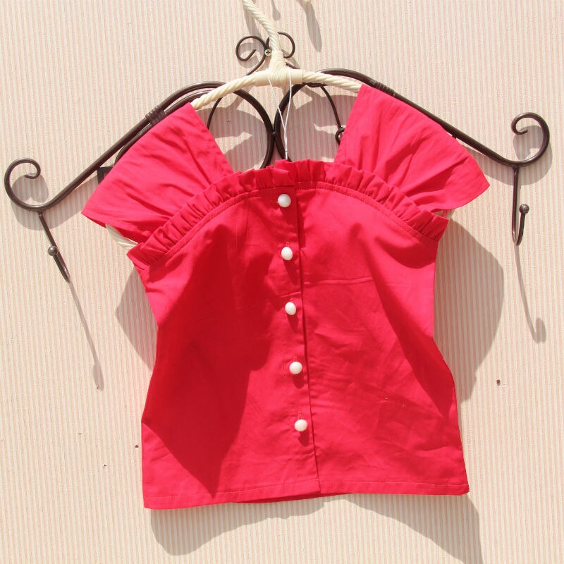 Girls Blouses Summer Children Clothing Teenage Sch... – Grandado