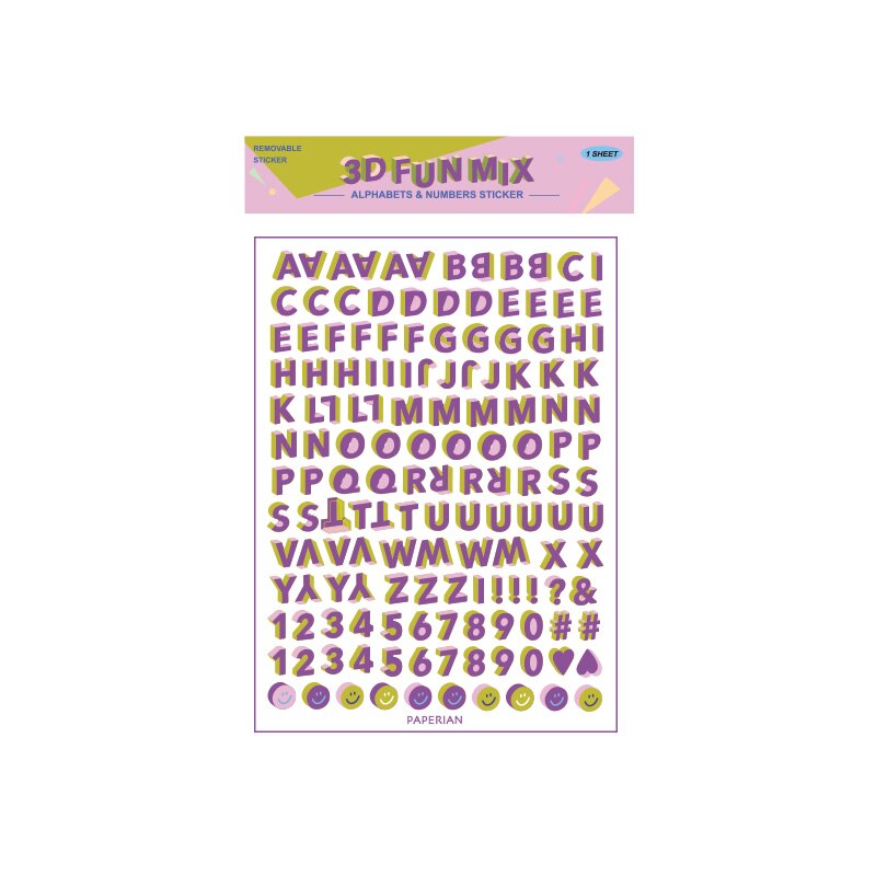 Korea Ins Candy Color Letter Sticker DIY Scrapbook... – Vicedeal