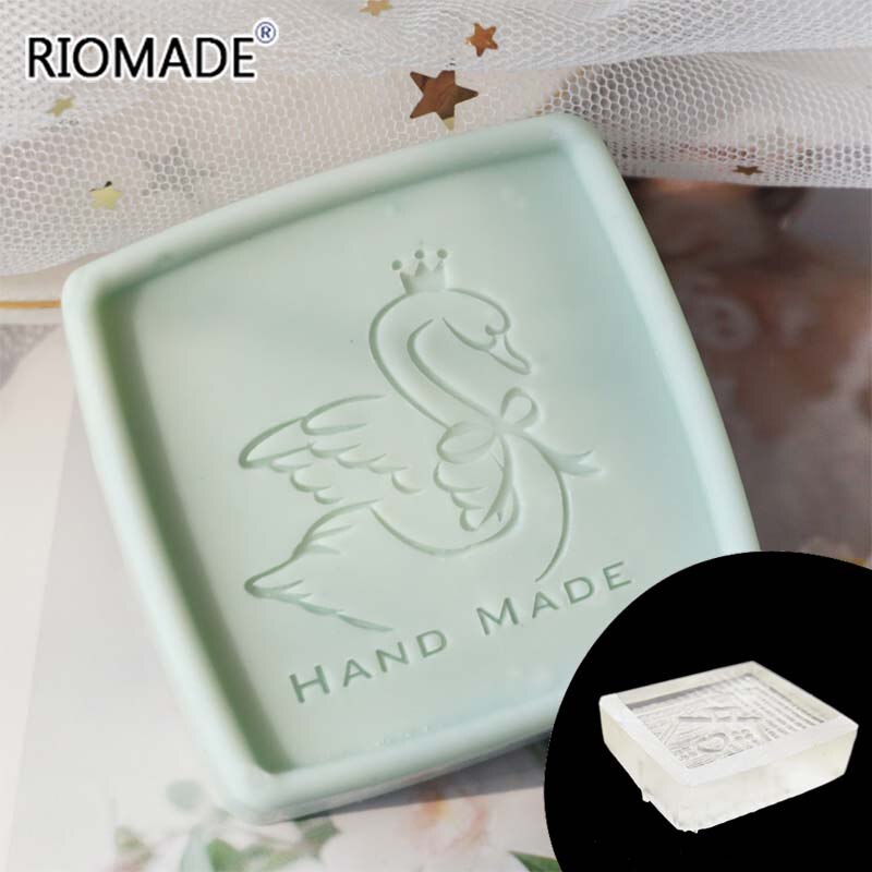 Swan Soap Stamp Acrylic Handmade Natural Transpare... – Grandado