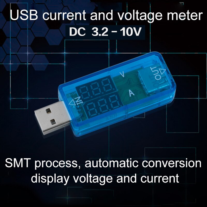 Usb-tester lcd-scherm met twee digitale displays v... – Vicedeal