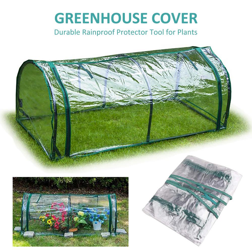 Green House Plant Garden Greenhouse 130x60x50cm PV... – Grandado