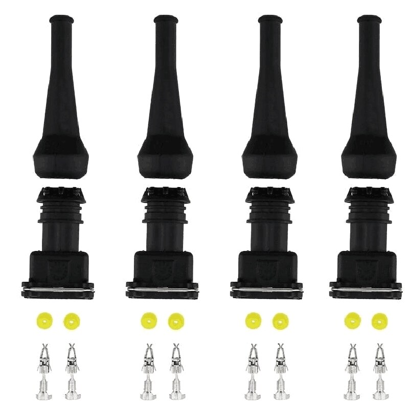 4 parin polttoainesuuttimen liitin tyco amp junior... – Grandado