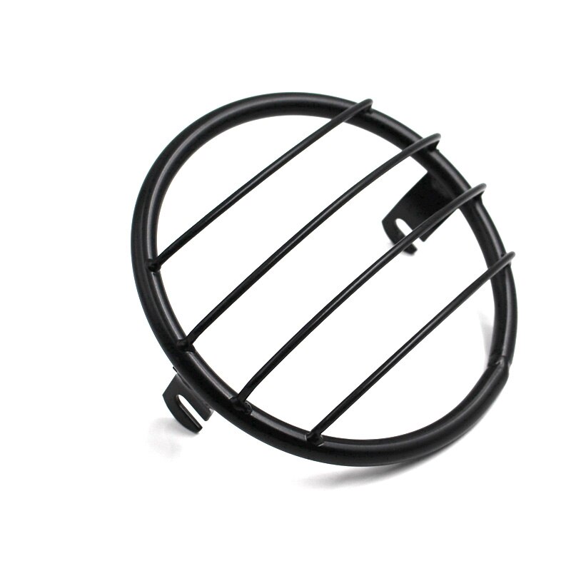 6.5" Retro Motorcycle Headlight Grill Side Mount C... – Grandado