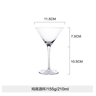 Transparent oblique crystal glass wine glass red w... – Grandado
