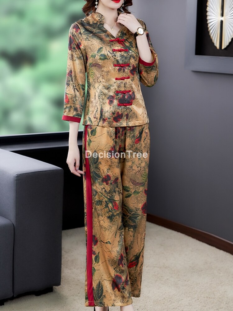 2022 women hanfu retro cheongsam tang suit traditi... – Vicedeal