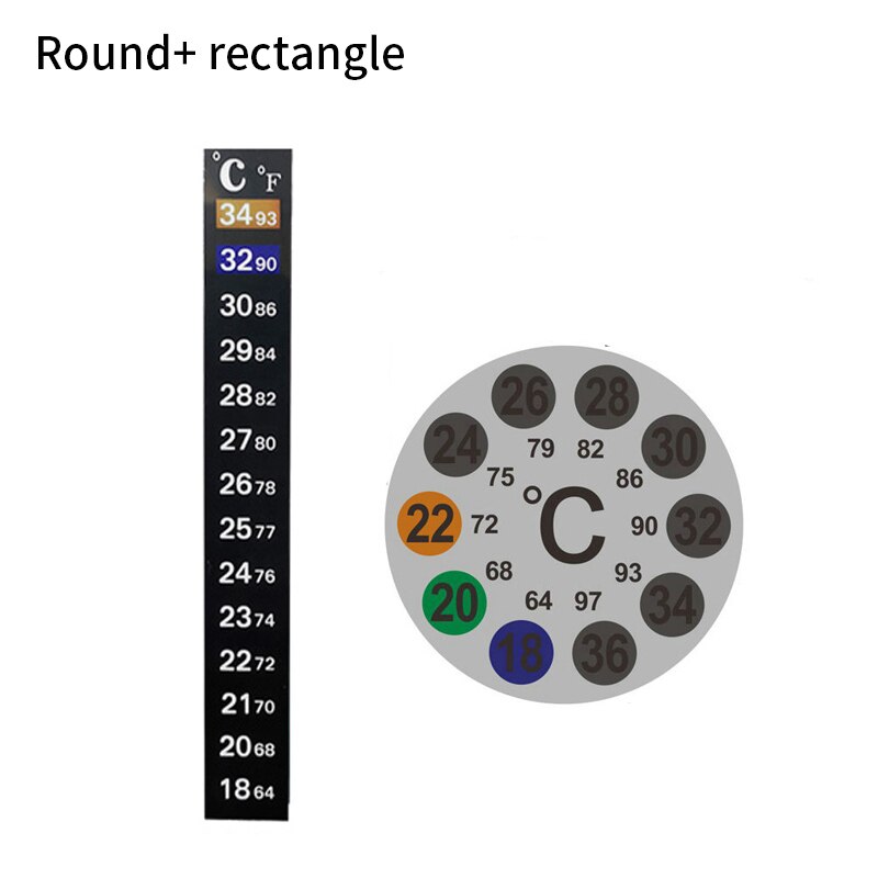 1Pc Aquarium Thermometer Sticker Fish Tank Tempera... – Grandado