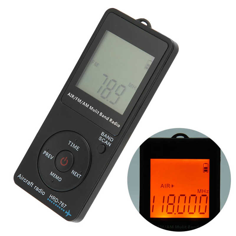 HRD-767 Portable Radio Aircraft Band Automatic Pow... – Grandado