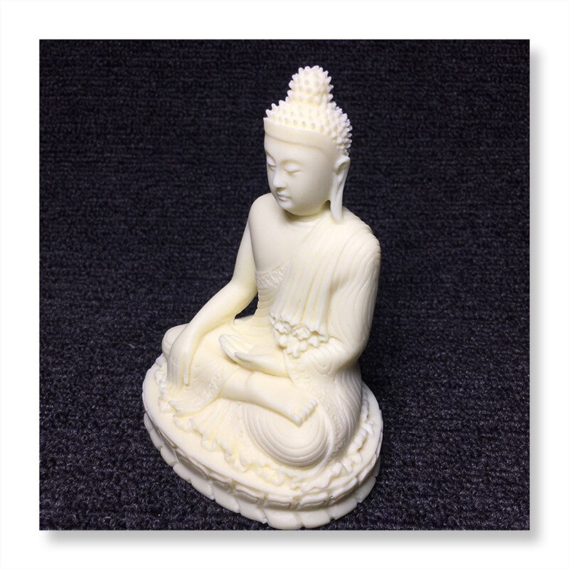 White statue of Buddha Shakyamuni， Modern art scul... – Vicedeal