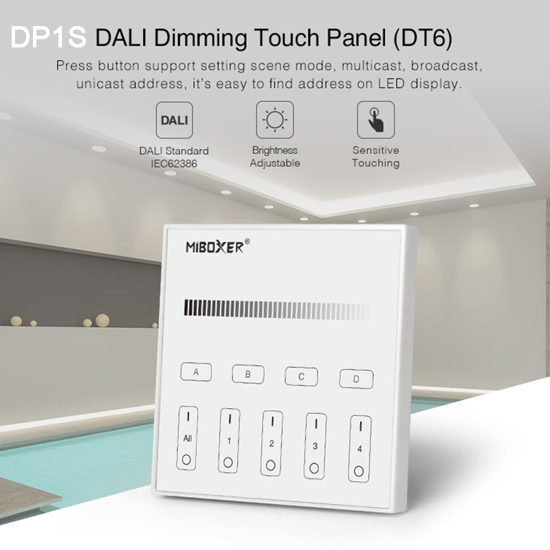 Miboxer DT8 DALI Dimming Control System 86 touch p... – Grandado