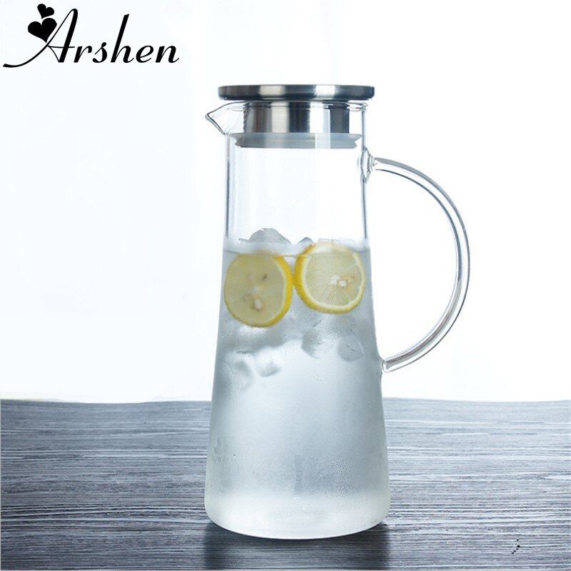 Arshen 1800ml Juice Flower Glass Kettle Big Outlet... – Grandado