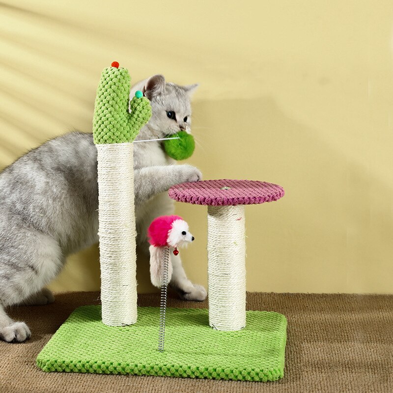 Sisal Cat Scratching Post Cat Scratcher Toy Cat Tr... – Grandado