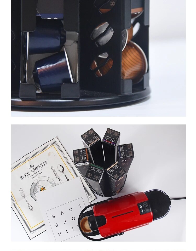 Nespresso Rotate Rack Display Coffee Pods Holder B... – Vicedeal