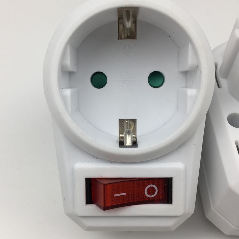 European Conversion Plug 1 to 1 Way Power Adapter ... – Grandado