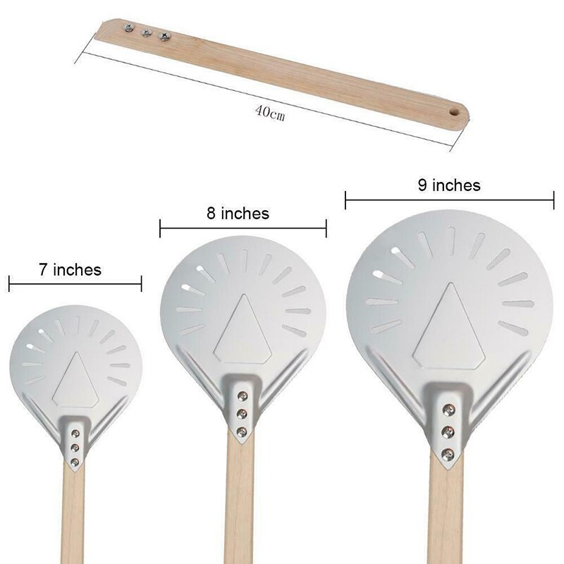 Perforated Pizza Peel 7/8/9" Pizza Turning Peel fo... – Grandado