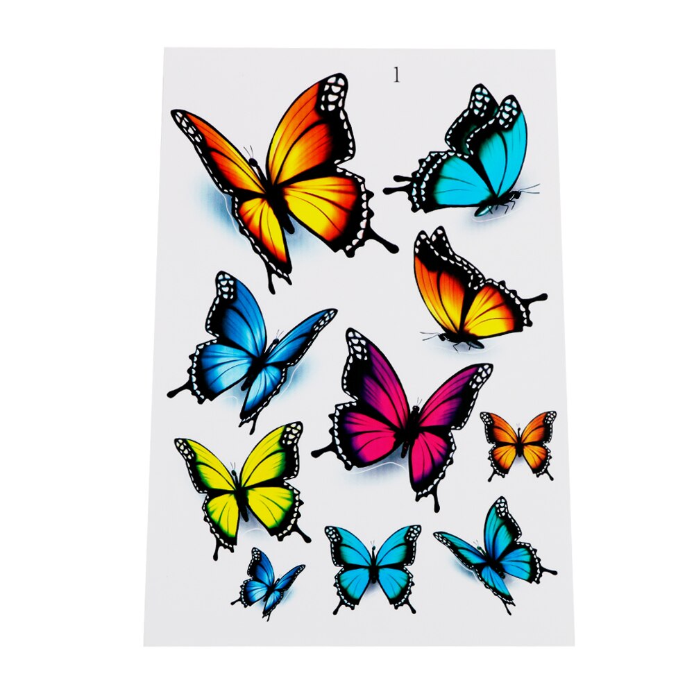 Cartoon Reflective Lovely Butterfly Leaves Car Sti... – Grandado