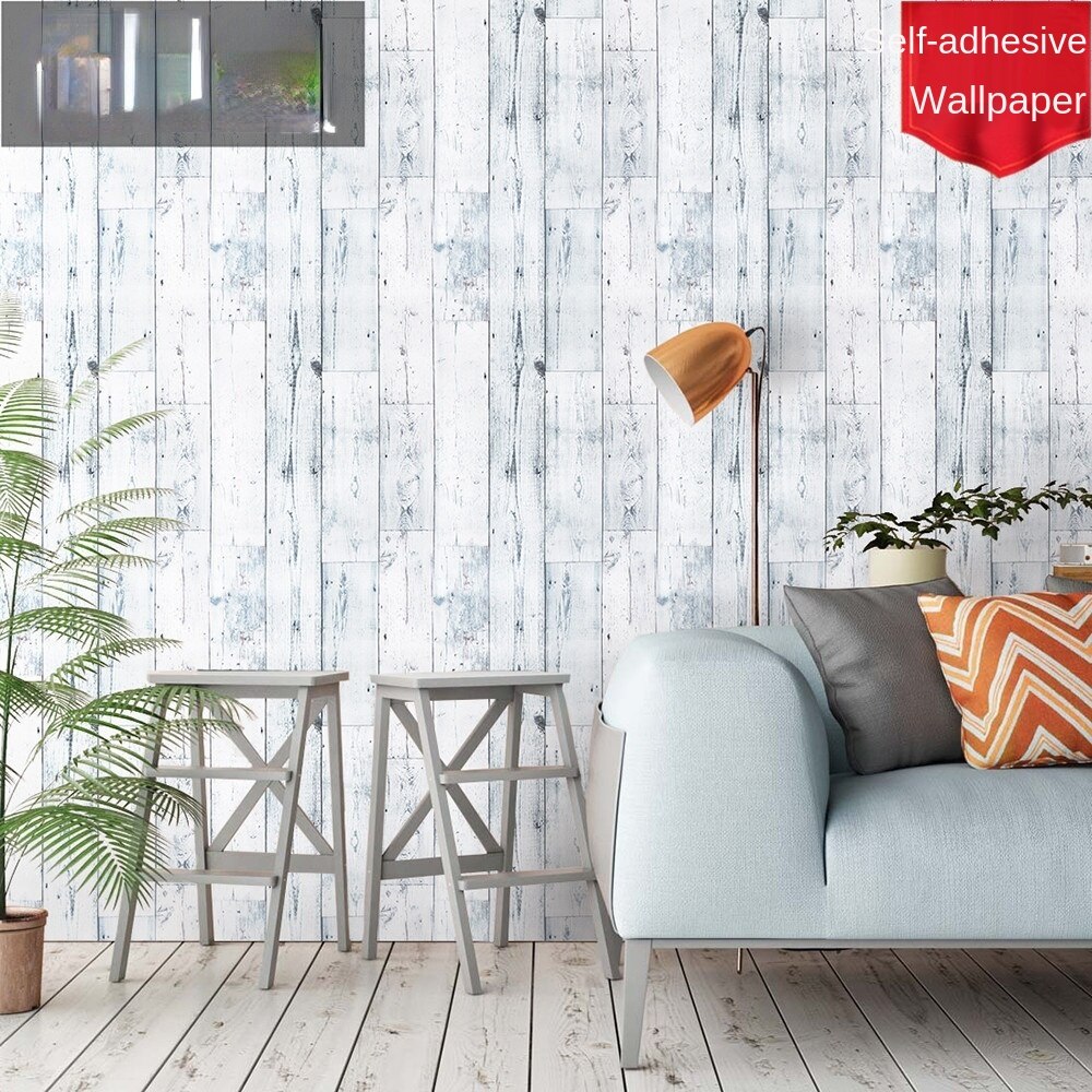 Zelfklevende Vintage Houtnerf Behang Roll Pvc Retr... – Vicedeal