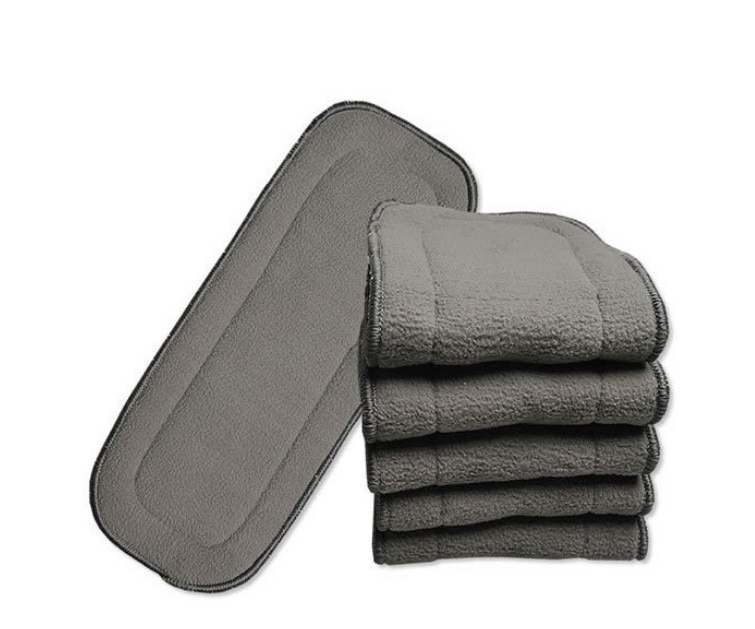 5PC 4 layers Bamboo Charcoal Inserts Cloth Diaper ... – Vicedeal