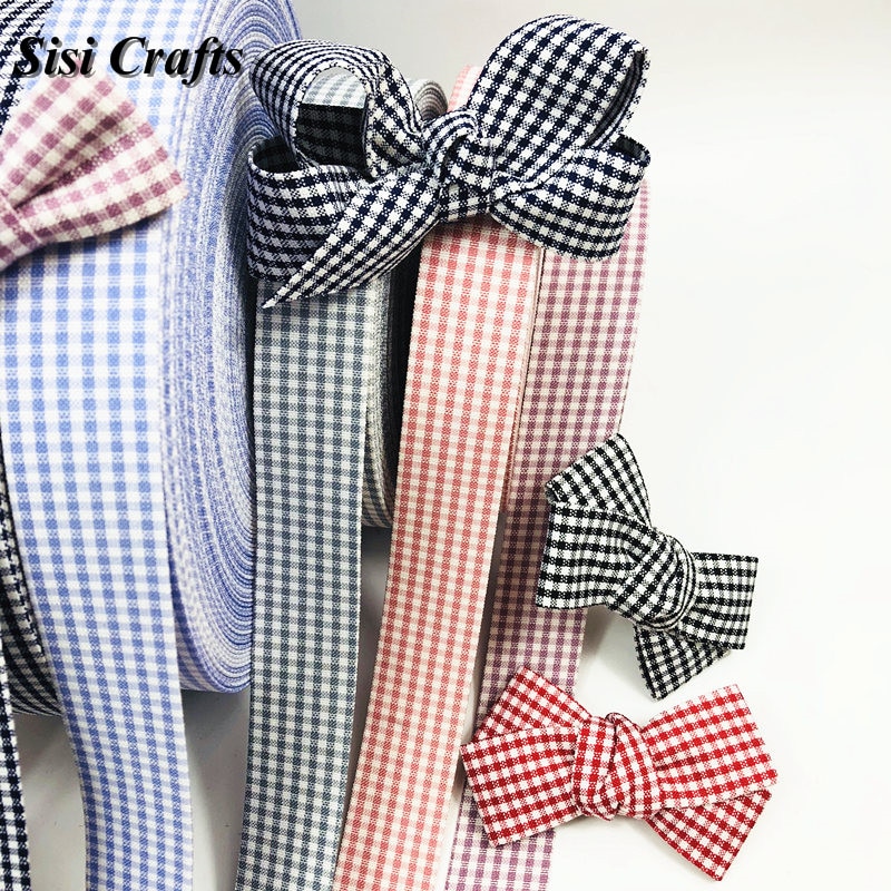Sisi crafts tape blå pink sort plaid bånd rød 10 2... – Grandado