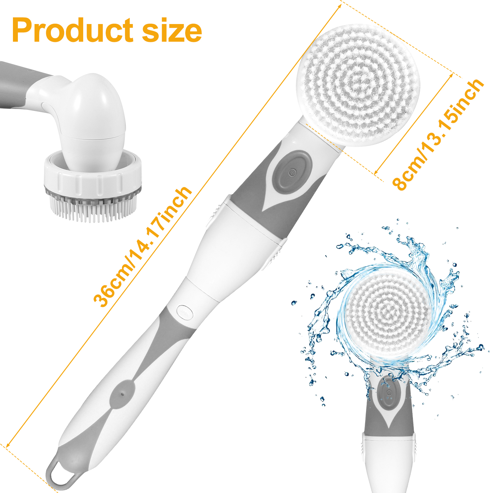 Electric Cleaning Brush Multi-functional Body Scru... – Grandado