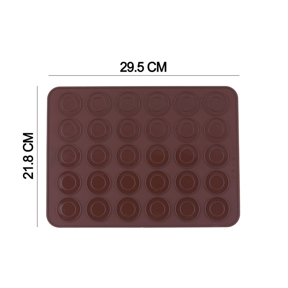 30 Löcher Backformen Macaron Formenbau Silikon mat... – Grandado