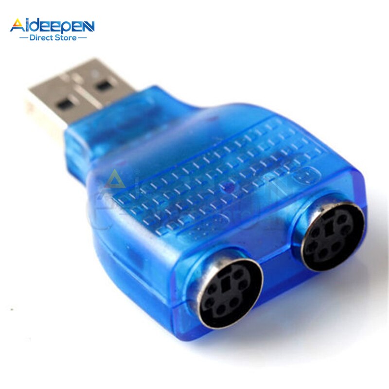 1pcs Usb Male To Ps2 Ps 2 Female Mouse Keyboard Vicedeal