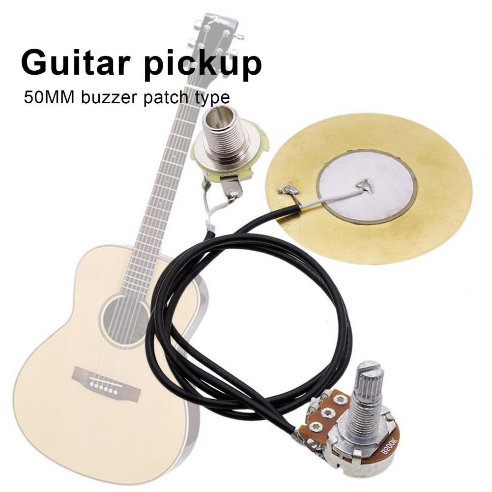 1 Set Praktische 50Mm Gitaar Disc Pickup Piezo Sen... – Grandado