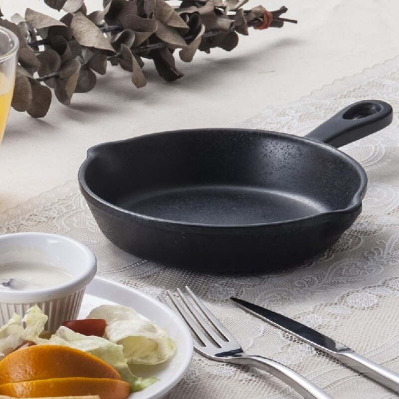 Melamin pande sort melamin støbejern pande til kom... – Vicedeal