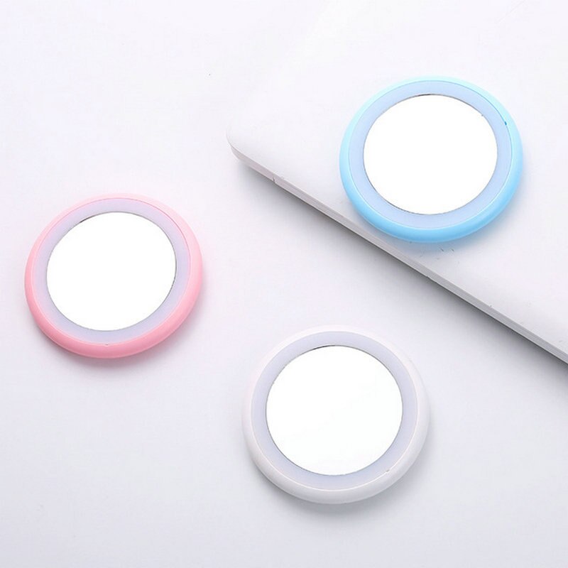 LED Makeup Mirror Donut Portable Cute Student Dorm... – Grandado