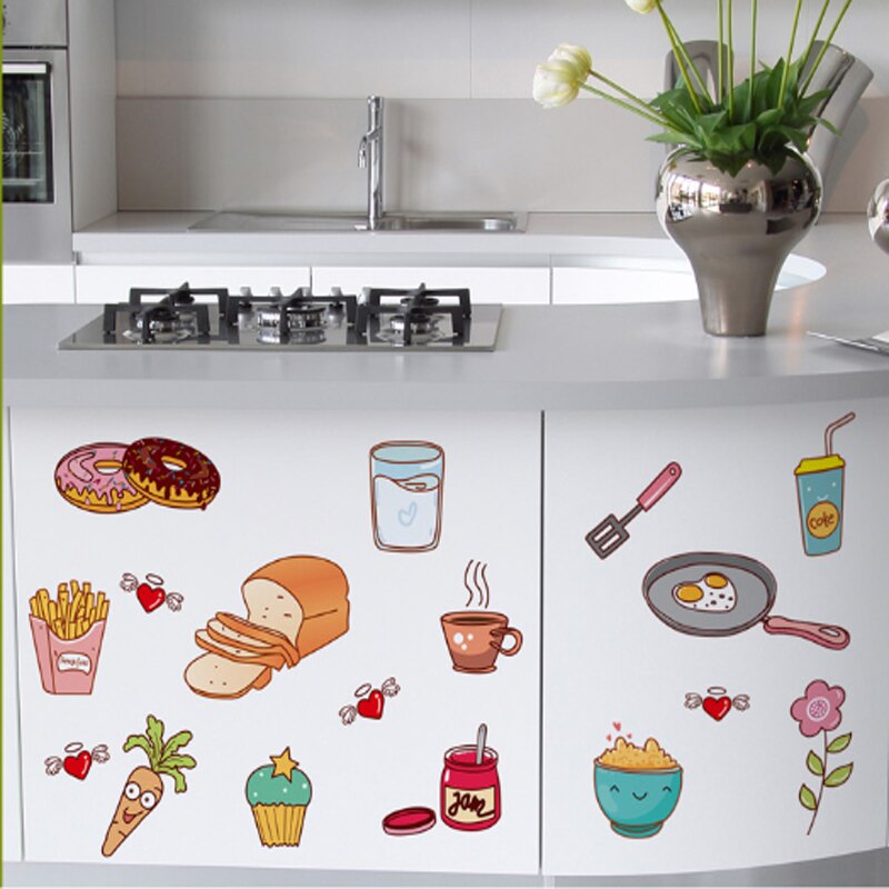Cartoon Cabinet Stickers Removable Self Adhesive F... – Grandado