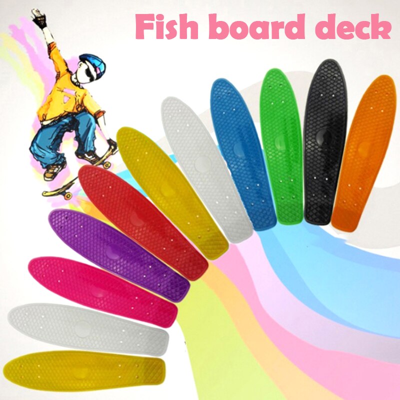 Jusenda 22'' Fisch Skateboard Deck Mini Cruiser Bo... – Vicedeal