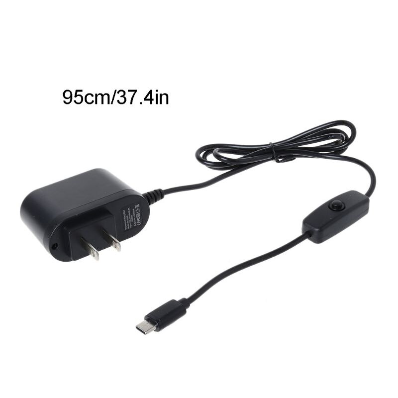 Usb C 5V 3A Type C Power Adapter Met Aan/Uit Schak... – Vicedeal
