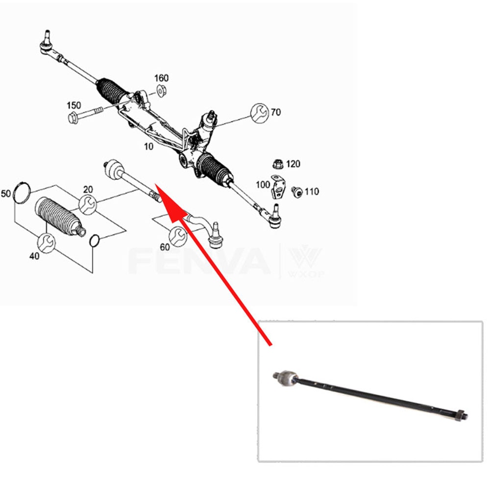 Krawatte Stange Achse Gemeinsame Für Sprinter W906... – Grandado