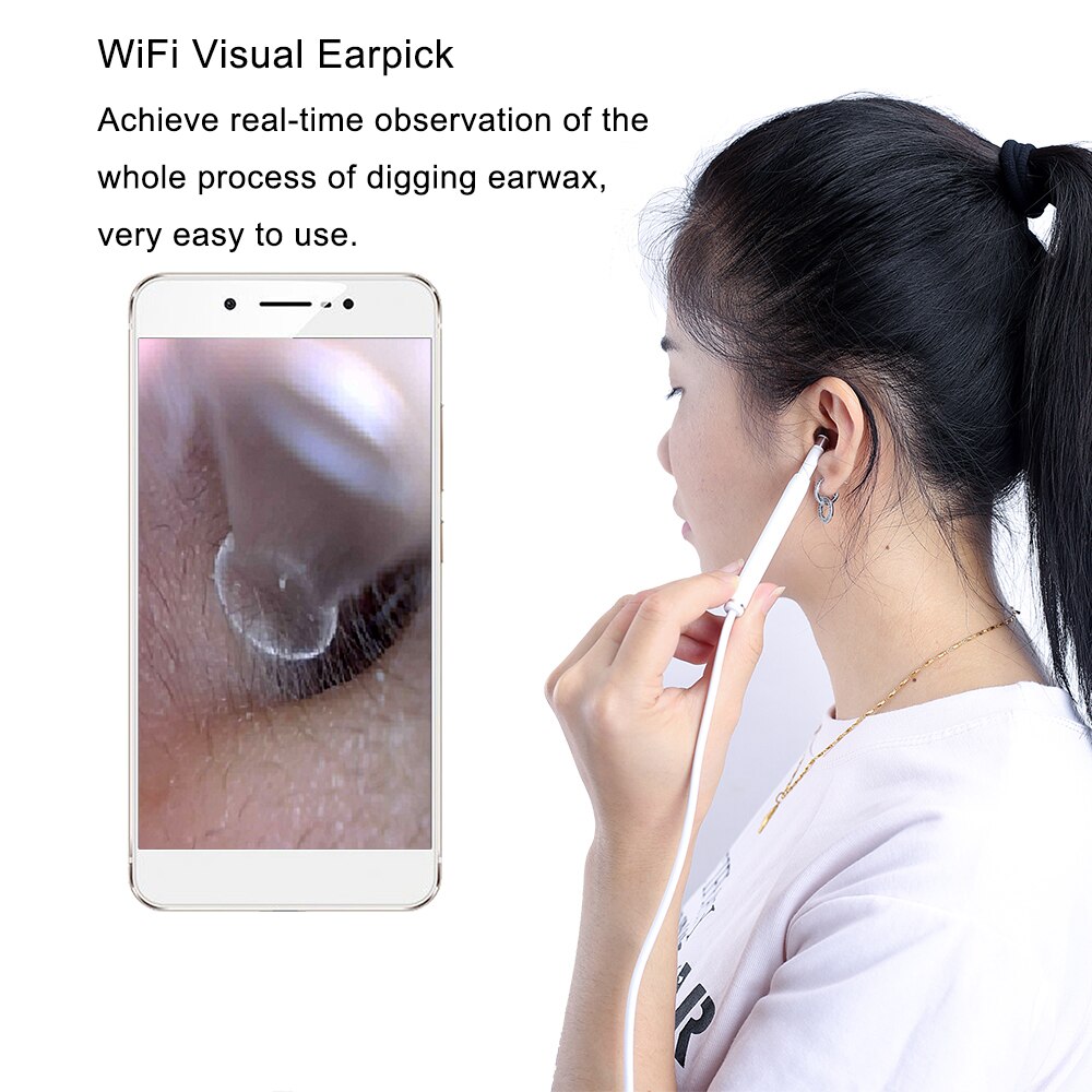 Wirelessly Otoscope Wi-Fi Endoscope Camera 5.5mm H... – Grandado