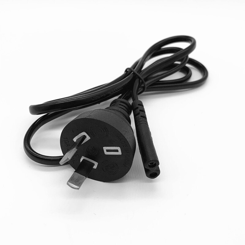 NZ AU Mains Power Cable Lead Cord AU 2-Pin To Figu... – Grandado