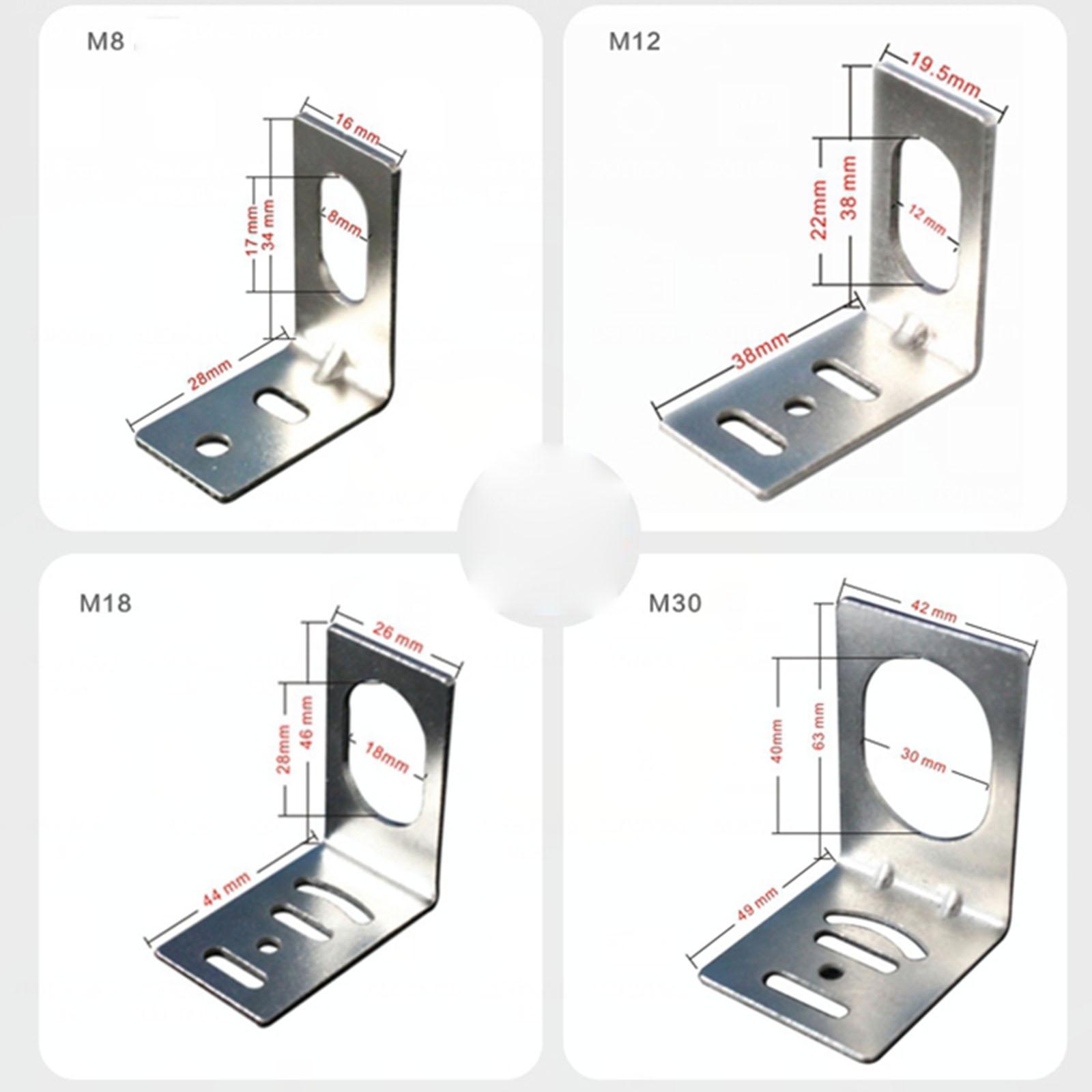 Iron Plating L Shaped Bracket Mount For M8/M12/M18... – Grandado