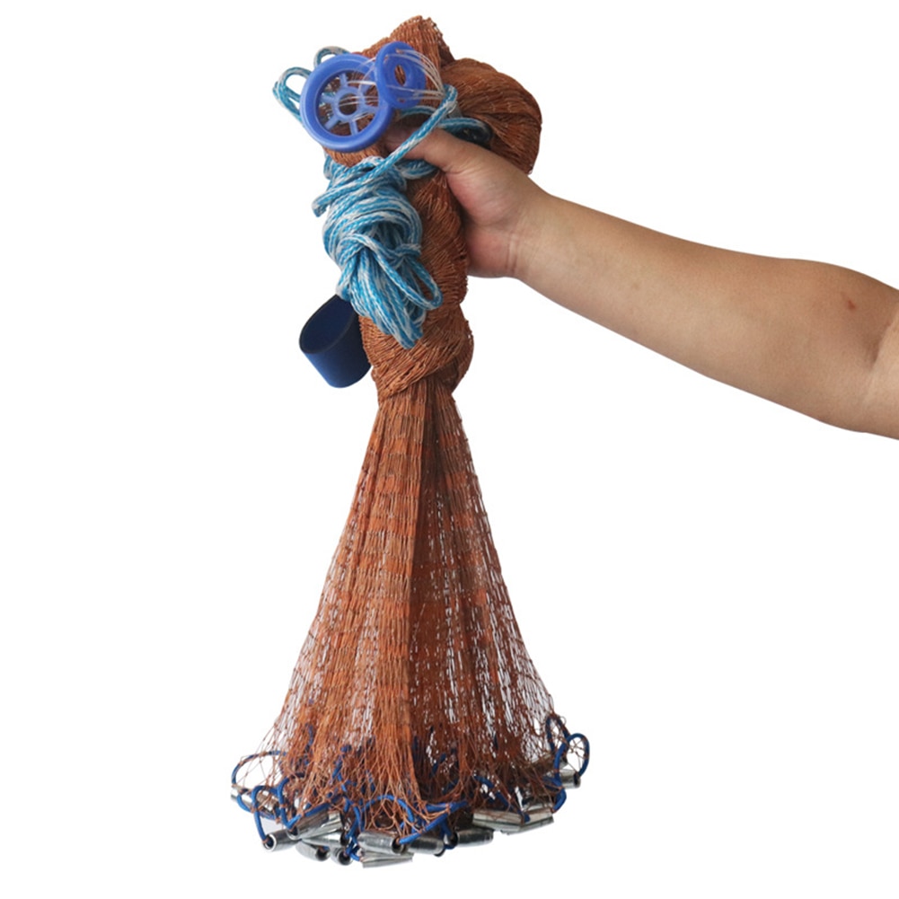 Cast Net Fish Catcher Network Outdoor Hand Throw A... – Grandado